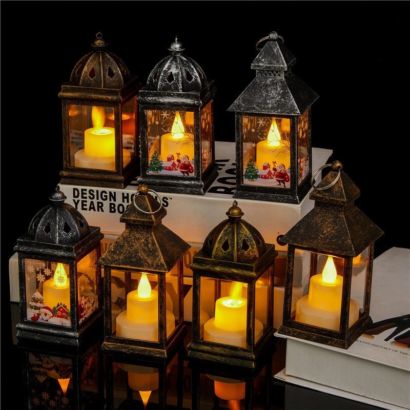 Jual Lentera Lampu Lilin Natal LED Soevenir Murah Petromax Lilin ...