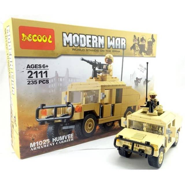 Jual Lego Block Mobil Jeep Humvee Perang Figure Tentara | Shopee Indonesia