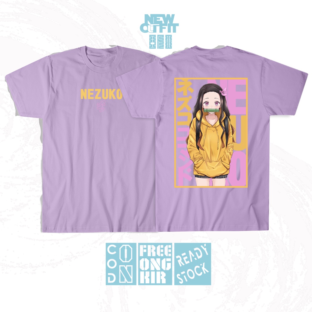 Jual Kaos NEZUKO KAMADO DEMON SLAYER KIMETSU NO YAIBA Baju Anime Jepang ...
