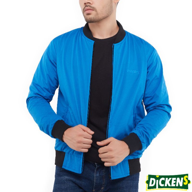 Jual Dicken's Royal Blue Waterproof Bomber Jacket | Shopee Indonesia