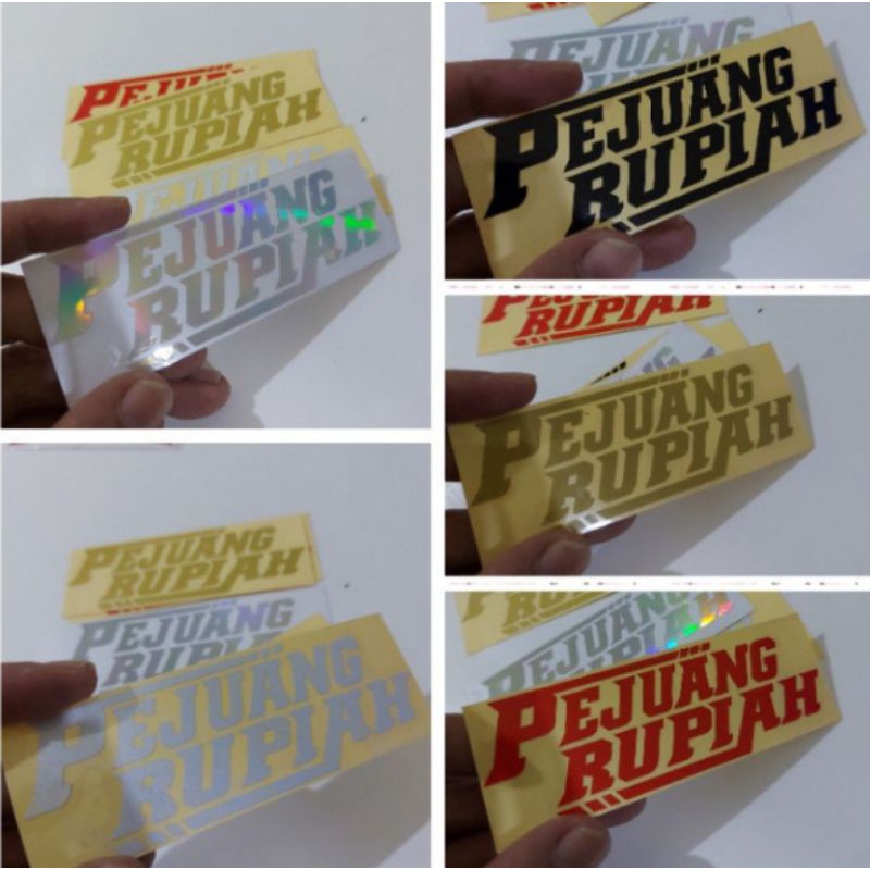 Jual STIKER CUTTING PEJUANG RUPIAH | Shopee Indonesia