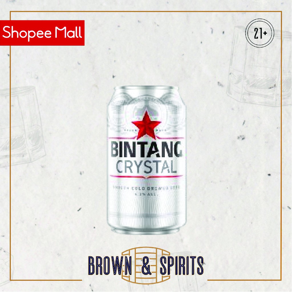 Jual Bintang Crystal Can 320ml | Shopee Indonesia