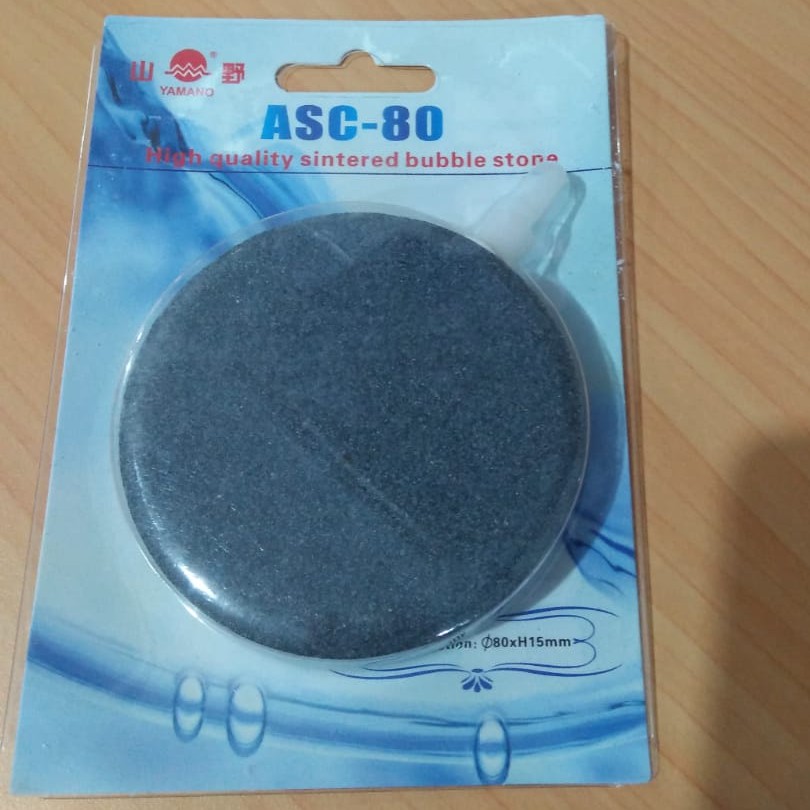 Jual Batu Gelembung Aerator Bulat Pipih Batu Udara Aquarium 80x15 mm ...
