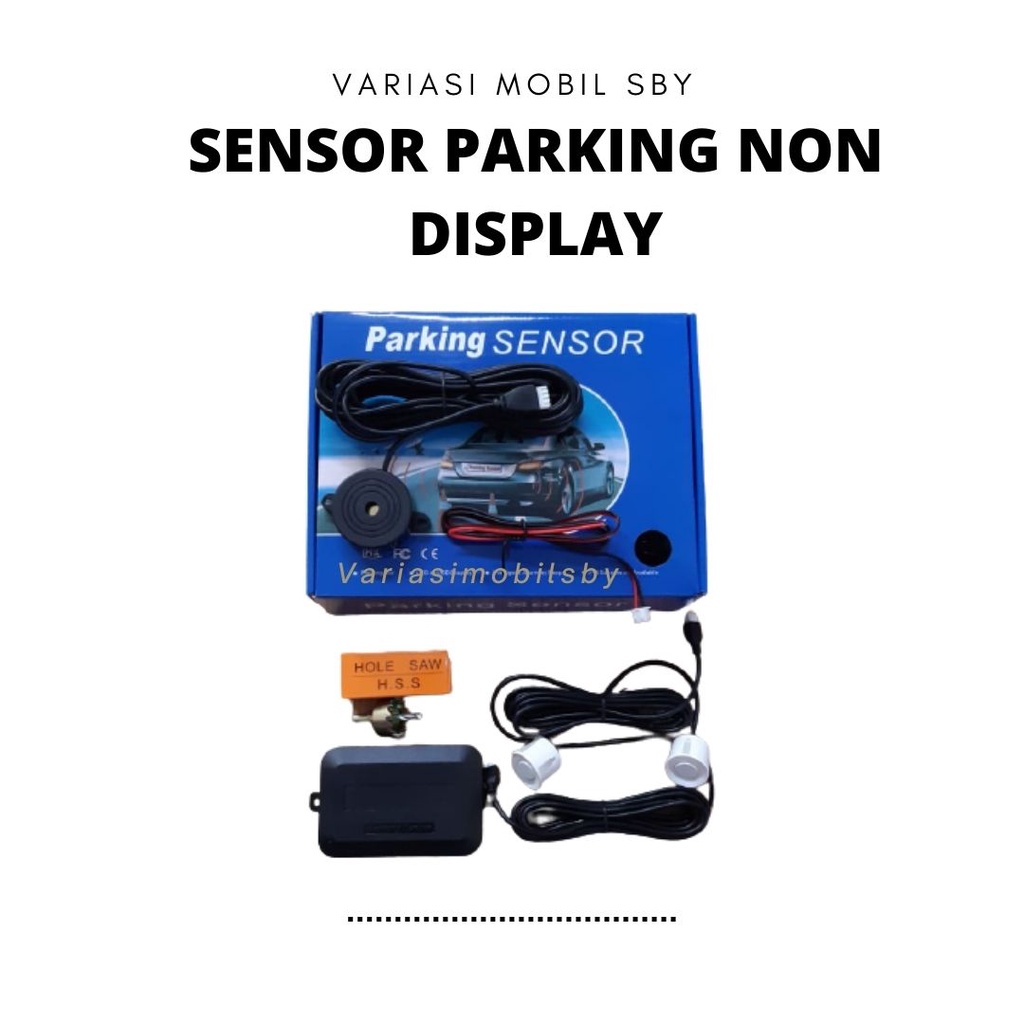 Jual Sensor Parkir Mobil 2 Titik Bunyi Beep - Sensor Mundur Parking ...