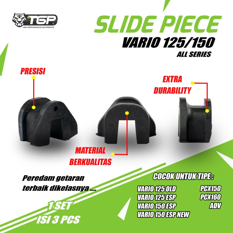 Jual SET SLIDER PIECE TUTUP RUMAH ROLLER HONDA VARIO 125 / 150 PCX ADV ...
