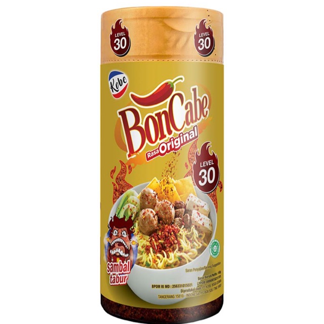 Jual Kobe Bon Cabe Sambal Tabur Level 30 40G | Shopee Indonesia
