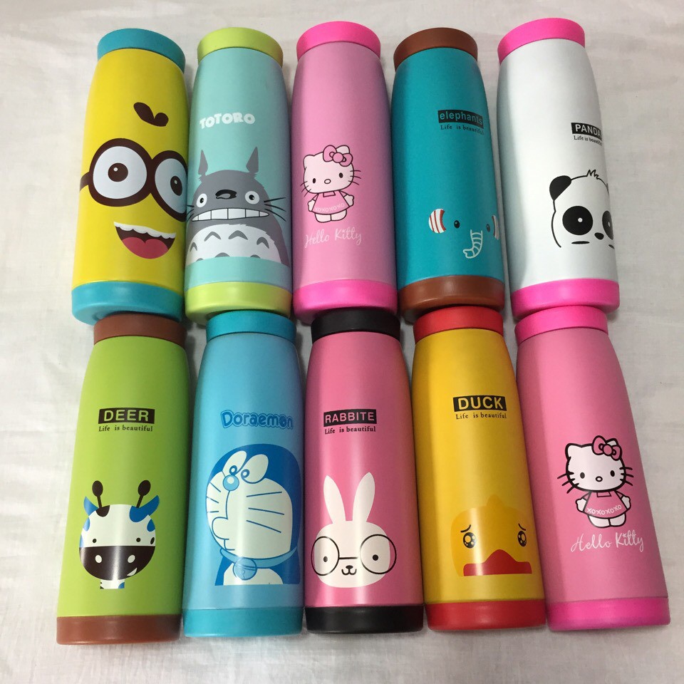 Jual Stainless tumbler animal botol minum thermos karakter termos ...