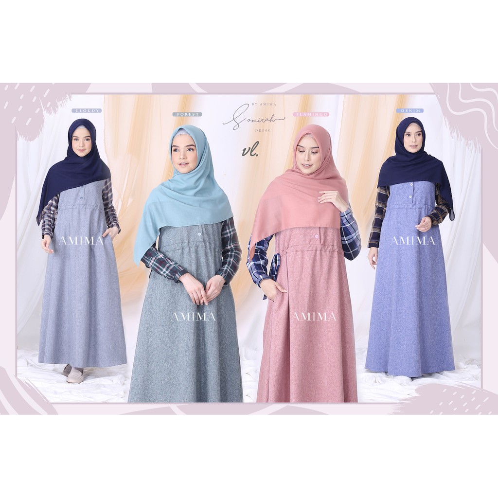 Jual SAMIRAH DRESS ORIGINAL BY AMIMA | Shopee Indonesia