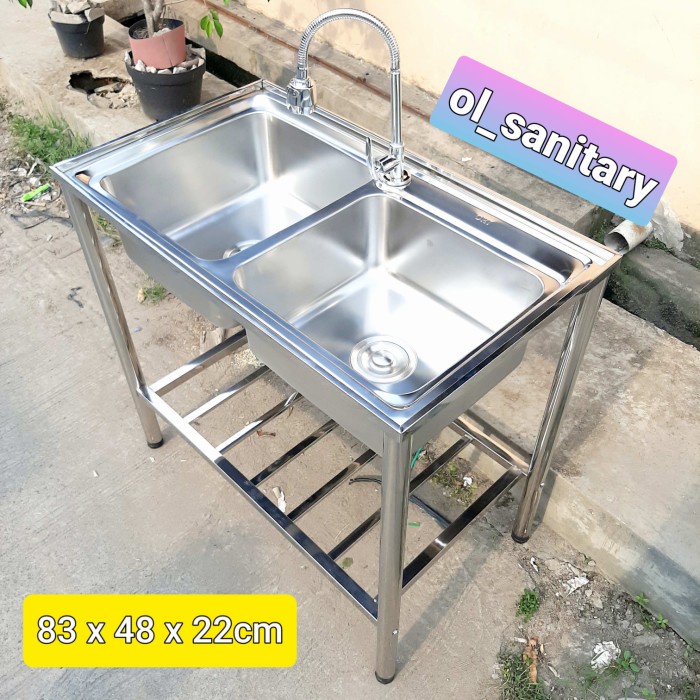 Jual Wastafel - Bak Cuci Piring Kitchen Sink Portable Rak Wastafel Cuci ...