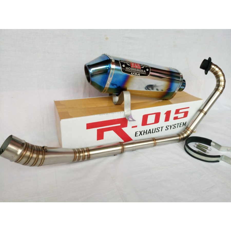 Jual Knalpot Yoshimura USA Blue Full System CBR 150 Face Lift, Versa ...