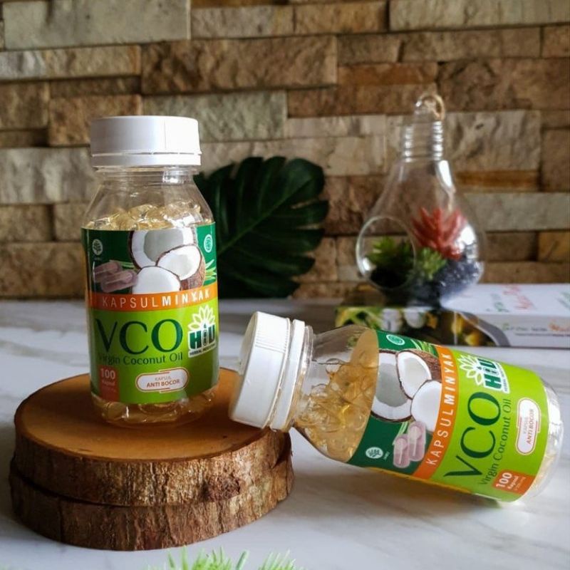 Jual HIU VCO 100 KAPSUL - Kapsul Minyak Kelapa Murni | Shopee Indonesia