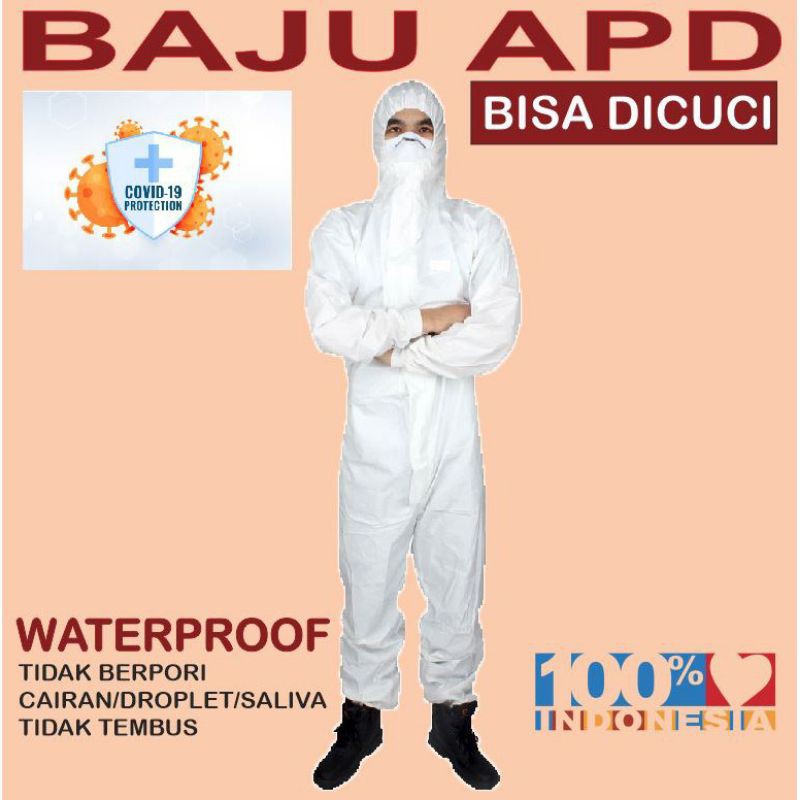 Jual Apd hazmat Jump Suit Sekali Pakai | Shopee Indonesia