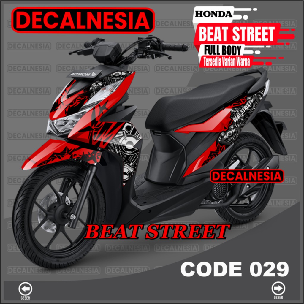 Jual Decal Beat Street New 2021 2022 2023 Full Body Sticker Motor ...