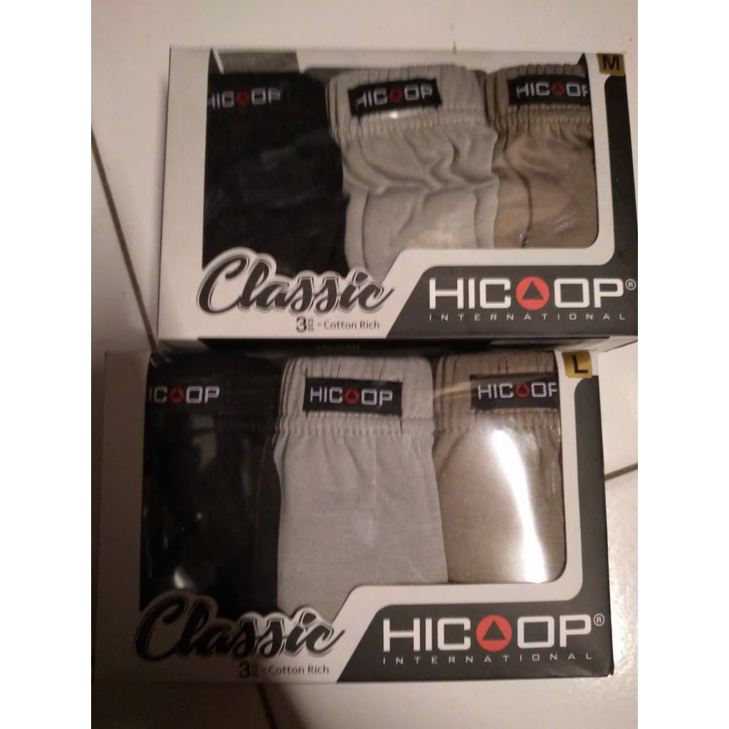 Jual HICOOP Classic HB69 Celana Dalam Pria Isi 3 | Shopee Indonesia