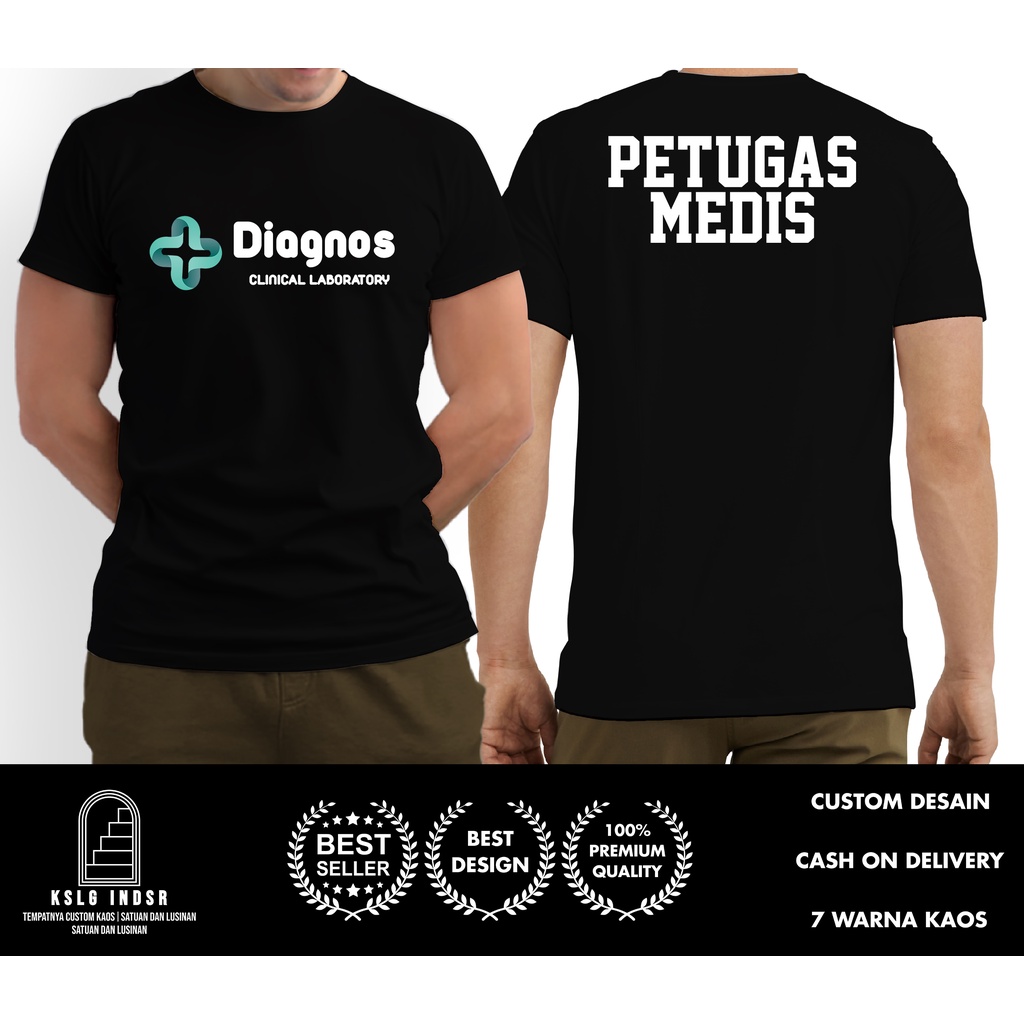 Jual Kaos Baju Diagnos Clinical Laboratory Kesehatan DB | Shopee Indonesia