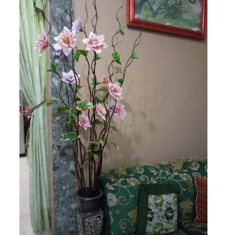 Jual BUNGA BAMBU ULIR#BUNGA POJOKAN#BUNGA SEPATU | Shopee Indonesia