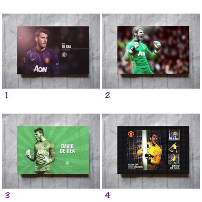 Jual Poster De Gea Manchester A3+ | Poster Kiper Legend, Kamar, Cafe ...