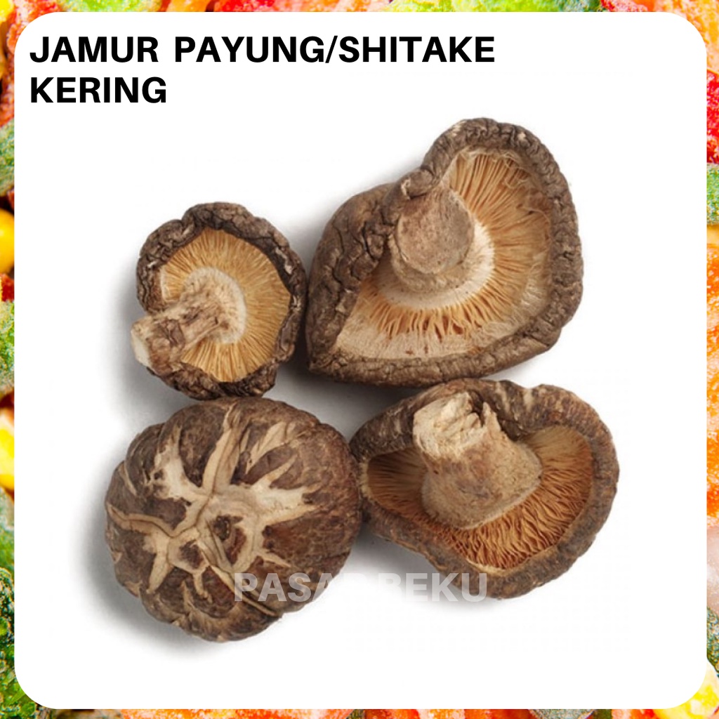 Jual Jamur Payung/Shitake Kuping Kering per Bungkus Padang Pasar Beku ...