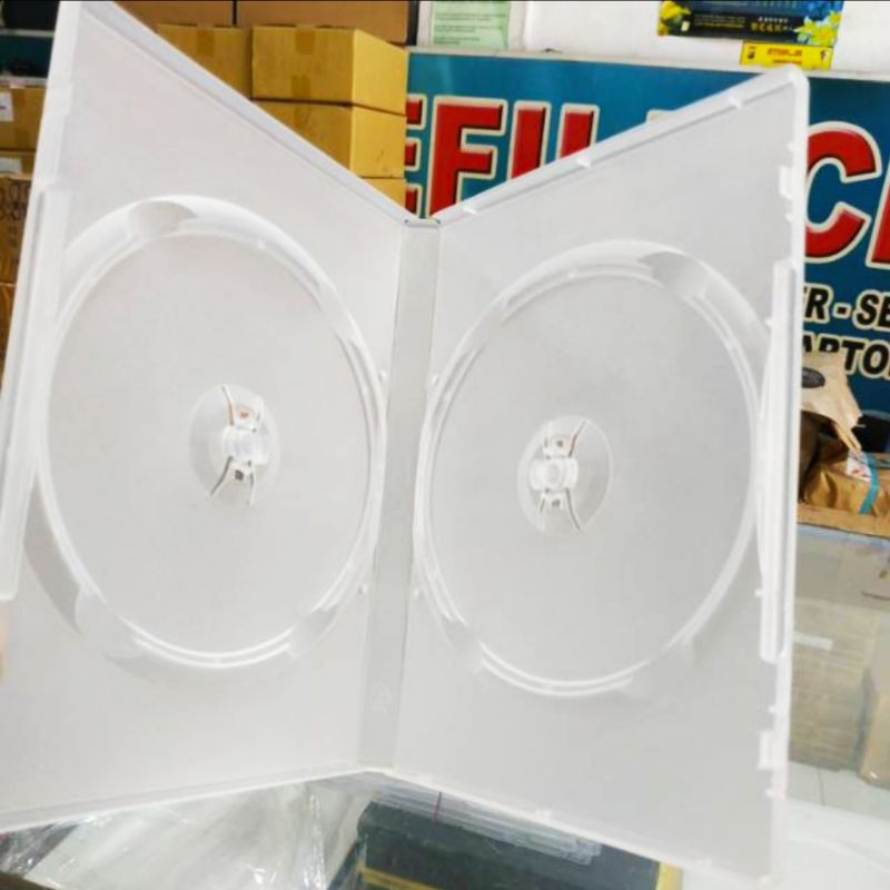 Jual Kotak dvd putih dove untuk 2kpg cd-tempat disk cd/dvd | Shopee Indonesia