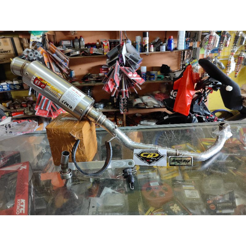 Jual knalpot racing cld racing c2 pipa bawah Genio Scoopy 2021 beat ...