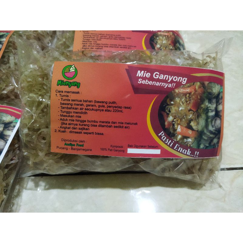 Jual Mie Ganyong (Mienyong) - Tanpa bahan pengawet 75 g | Shopee Indonesia