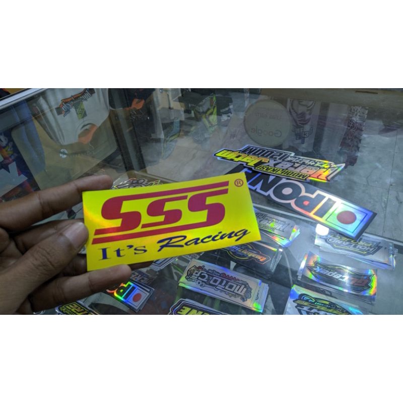 Jual stiker sss racing hollogram | Shopee Indonesia