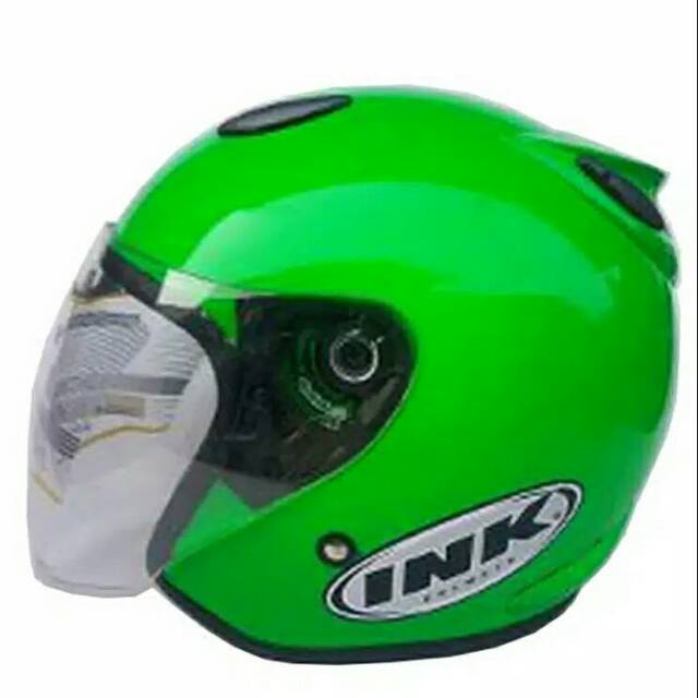 Jual Helm ink basic best1 warna hijau berkualitas standart sni | Shopee ...