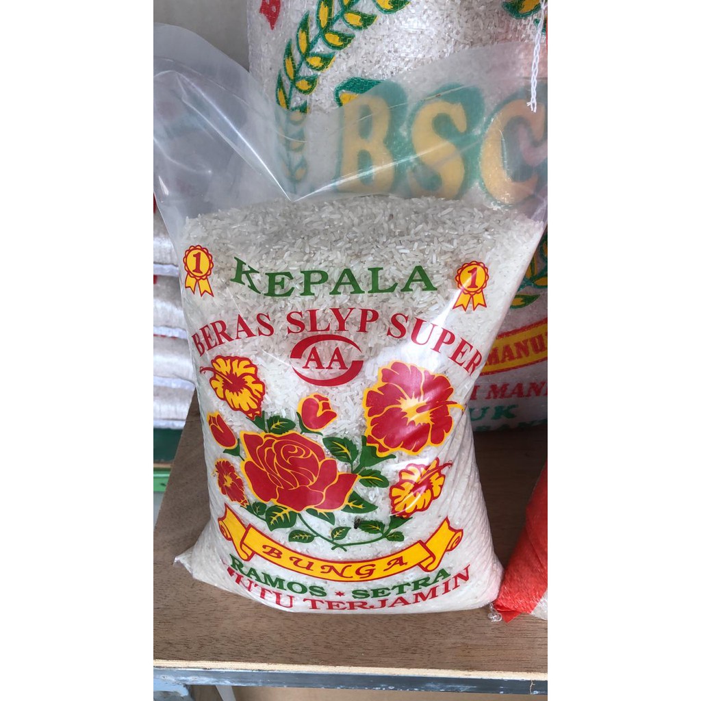 Jual Beras Bunga Setra Ramos Slyp Super 5Kg-25Kg | Shopee Indonesia