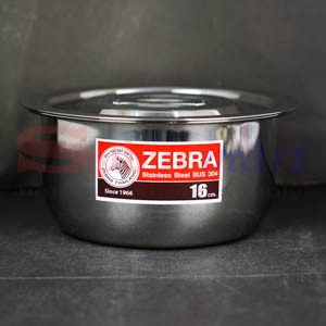 Jual Panci masak Stainless/ Indian pan Zebra 16cm 1.5L - 170016 ...