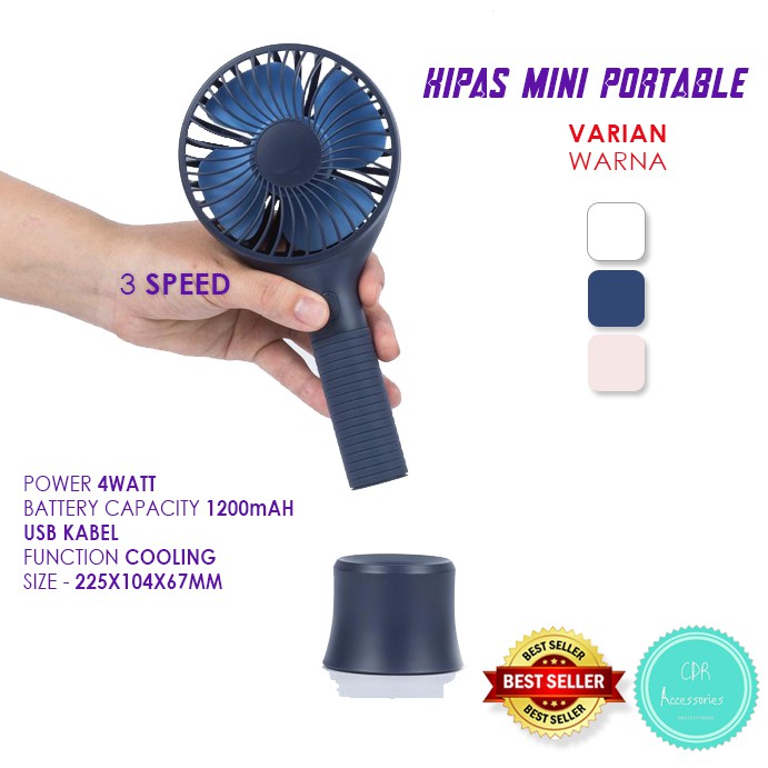 Jual Kipas Angin Mini Portable / Mini Fan Portable / Usb Handy Fan ...