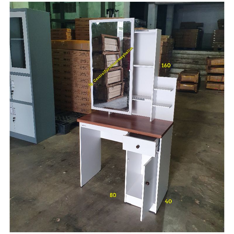 Jual meja rias sliding putih kombinasi polosanto minimalis | Shopee ...