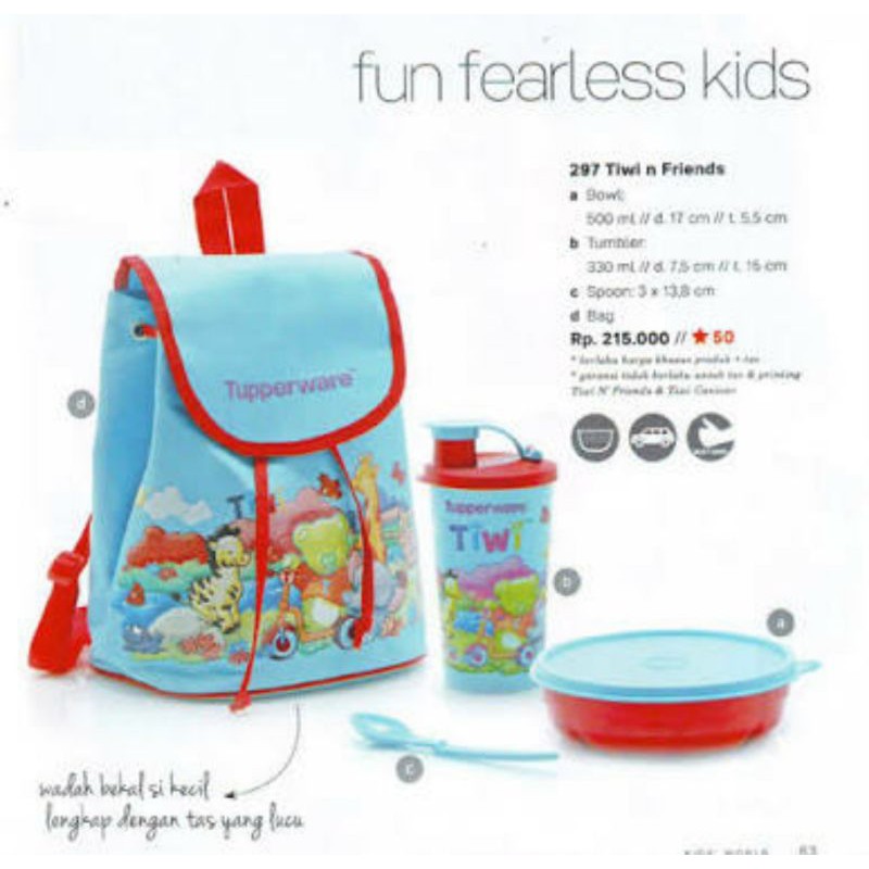 Jual Tiwi n Friends Tupperware | Shopee Indonesia
