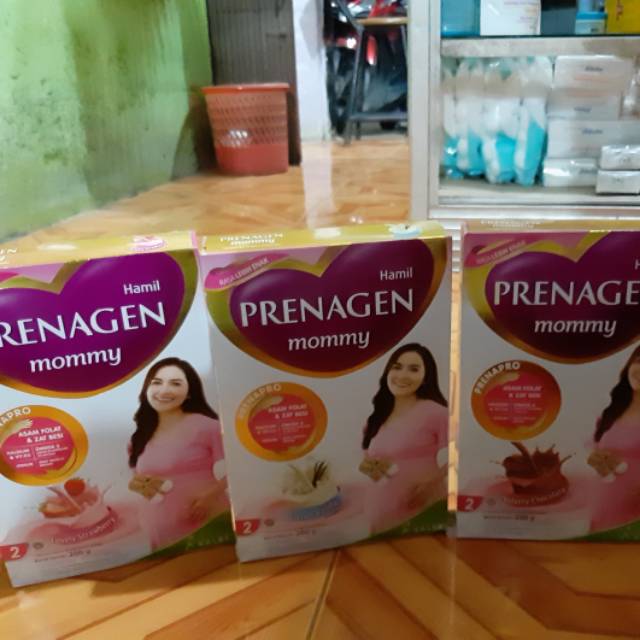 Jual 200 gram prenagen mommy rasa coklat vanila stroberi moca dan kacang hijau | Shopee Indonesia