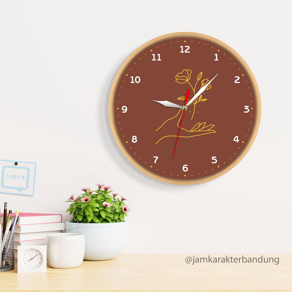 Jual Jam Karakter Bandung - Jam Dinding Custom Gambar Aesthetic Art ...