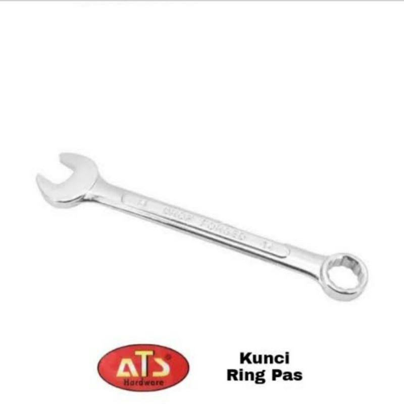 Jual Kunci Ring Pas ATS 8 9 10 11 12 13 14 15 16 17 18 19 mm (Satuan ...