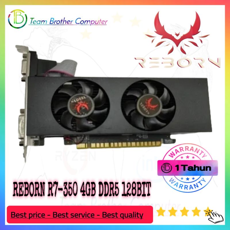 Jual VGA REBOEN R7 350 4GB 128BIT | Shopee Indonesia