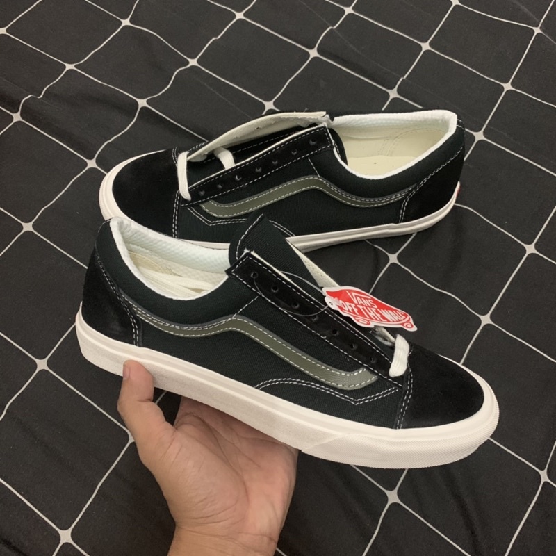 Jual Vans Style 36 Vintage Sport Black Blanc De Blanc | Shopee Indonesia