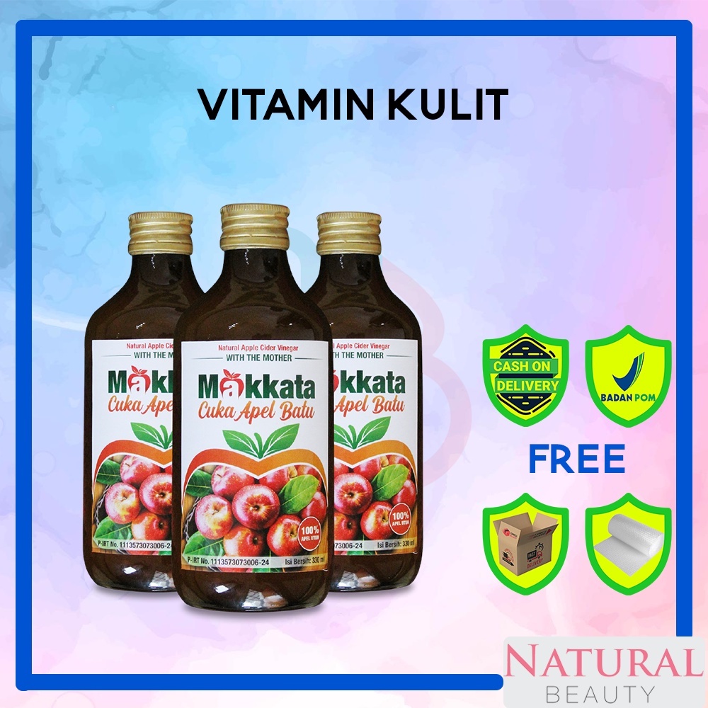 Jual Makkata – Cuka Apel 330ml – Natural Apple Cider Vinegar With The ...