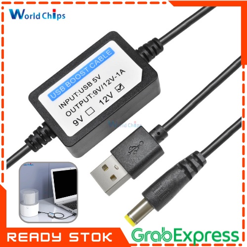 Jual Kabel USB Power Step Up Converter 5V to 12V Modem Orbit Router ...