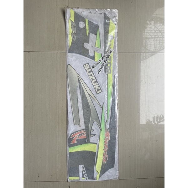 Jual sticker/striping satria 2 tak hiu lscm biru hitam copy original ...