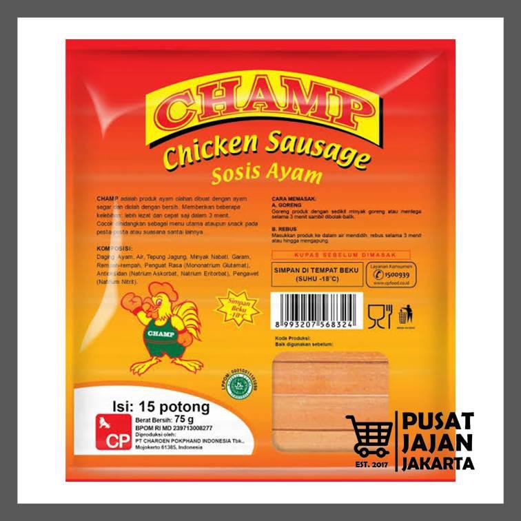Jual Champ Chicken Sausage 375 Gr Isi 15 Potong Sosis Ayam | Shopee Indonesia