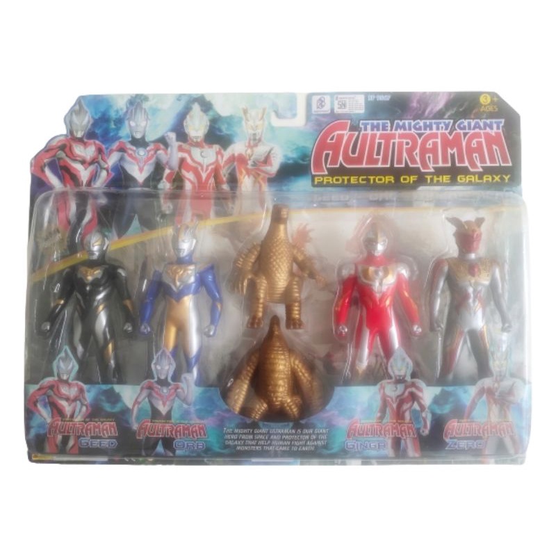 Jual Mainan Ultraman Set Action Figure Isi 6 Super Hero Ultraman Besar ...