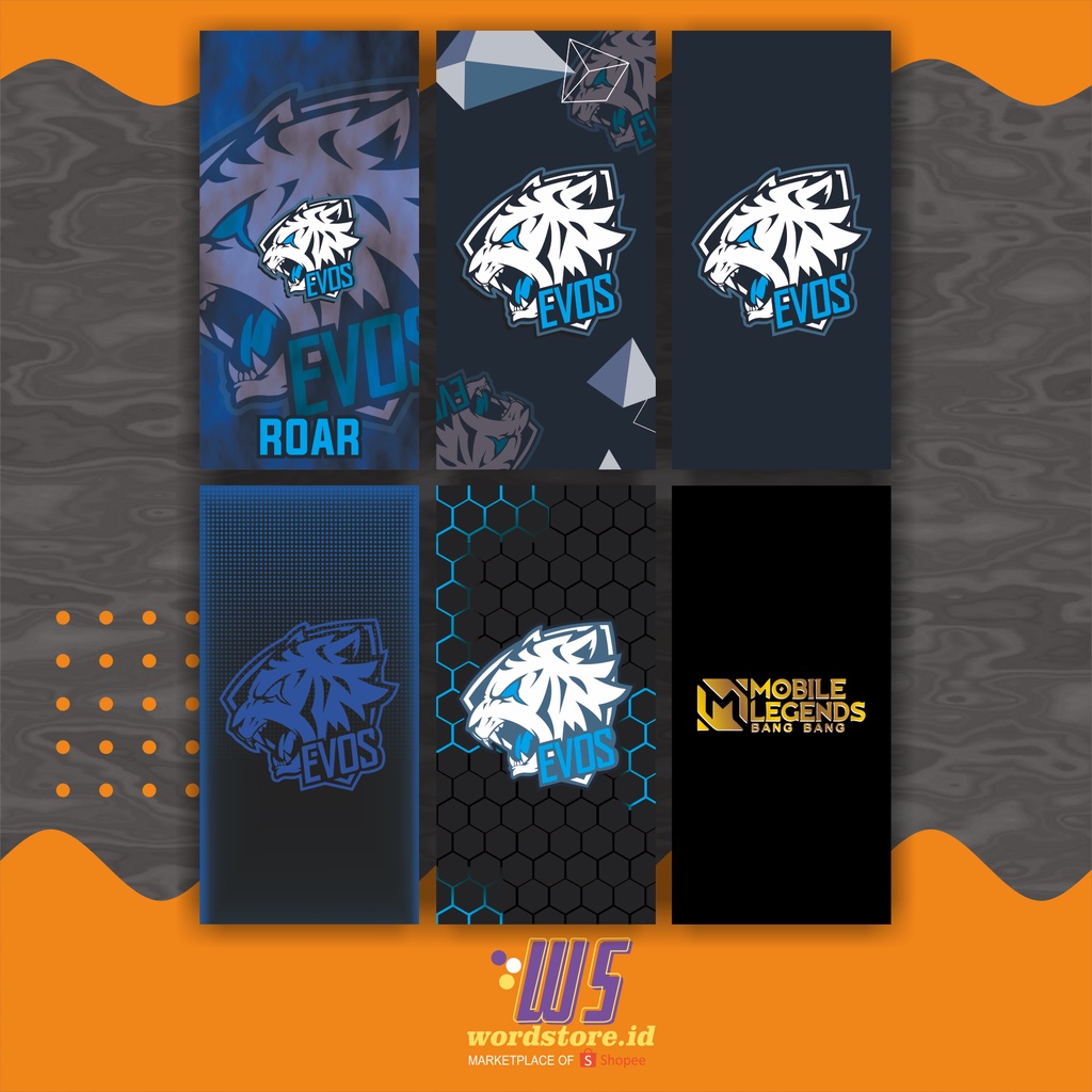 Jual Hiasan Dinding Logo Evos E-sport Mobile Legend Gamers Poster Kayu ...