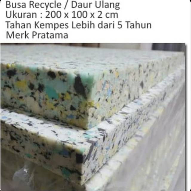 Jual Busa Rebonded/pelapis peredam 200x100x2cm | Shopee Indonesia