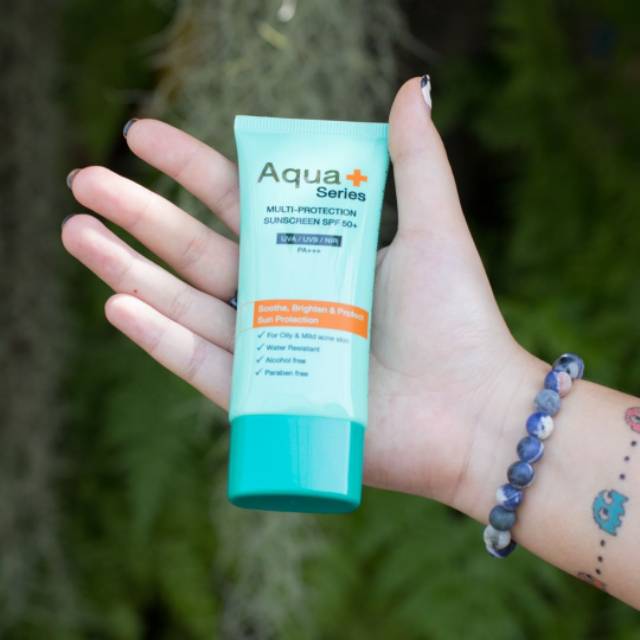 Jual Aqua+ Series Multi Protection Sunscreen SPF 50+ (50ml) - Aquaplus ...