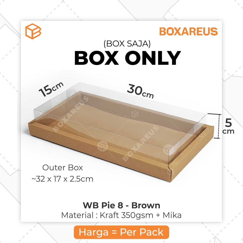 Jual Dus Mika Packaging Sekat 8 Kotak Kue Box Tart Pie Choux | WB Pie 8 ...