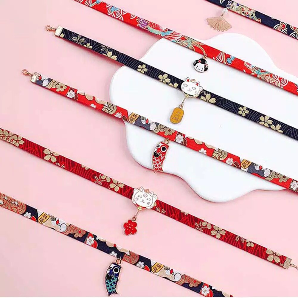 Jual [3KUNI] Japanese Choker Necklace | Shopee Indonesia