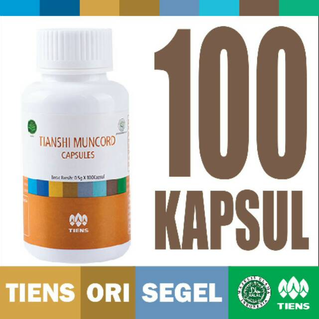 Jual Tiens Muncord Cordyceps Capsule Isi 100 Kapsul | Imunitas Tubuh ...