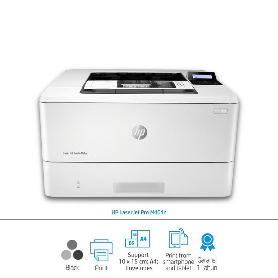 Jual HP LaserJet Pro M404n Printer / Mono / Print | Shopee Indonesia