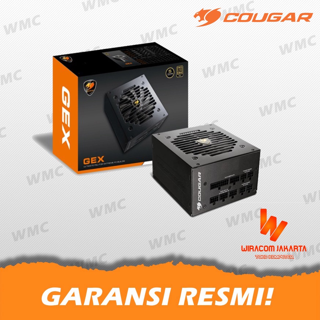 Jual Cougar PSU GEX 750 80+ GOLD - FULLY MODULAR CABLE - 750W | Shopee Indonesia